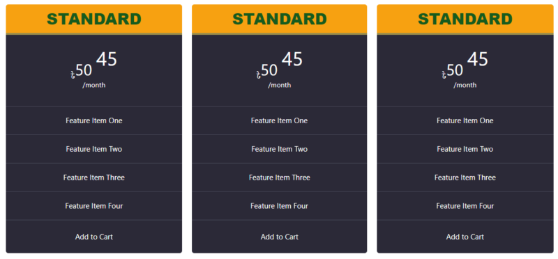 Elementor Pricing Table - Plugin Devs